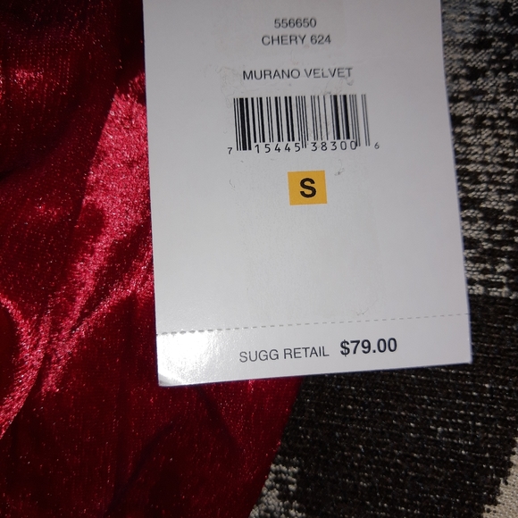 stan herman | Intimates & Sleepwear | Small Red Cherry Velvet Nightgown ...